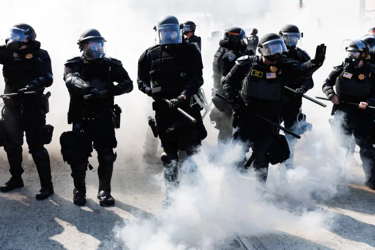 Mysterious Riot Gear Handed Out to LA Protesters Raises Questions ...