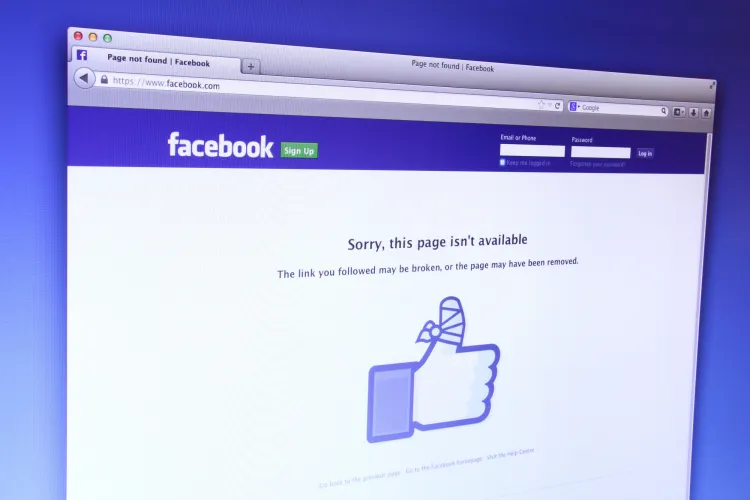Over 1000 Users Report Facebook Outage - Newsweek