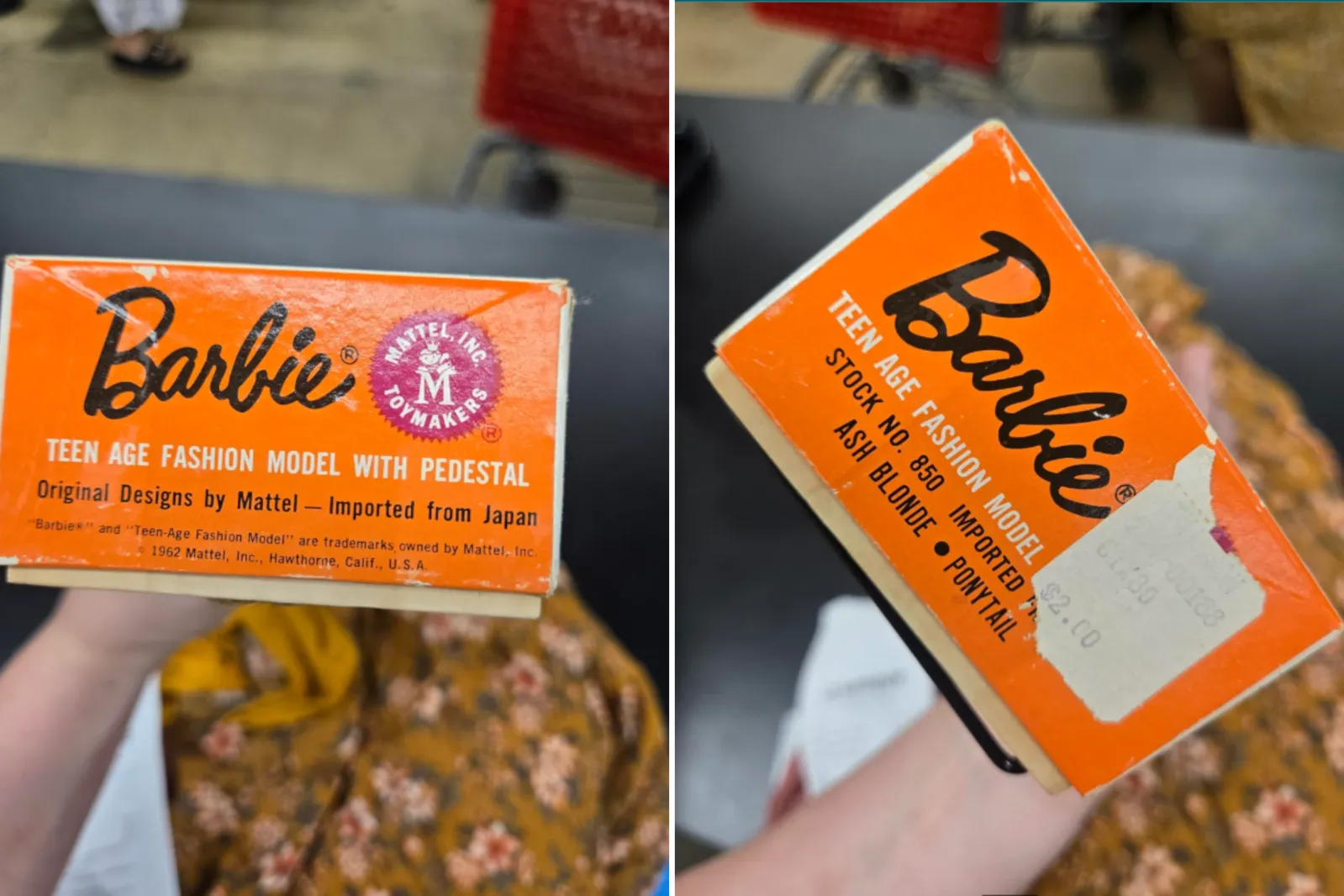 Woman Finds 1962 Barbie in Thrift Store—Can’t Believe The Price Tag ...