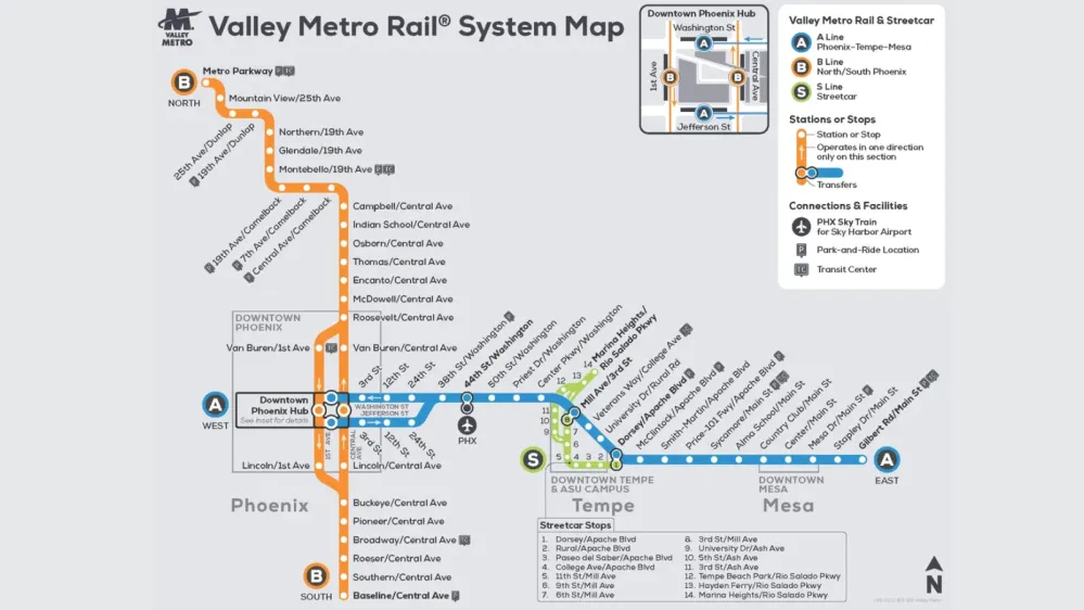 Map Shows $1 Billion Phoenix Light Rail Expansion - Newsweek