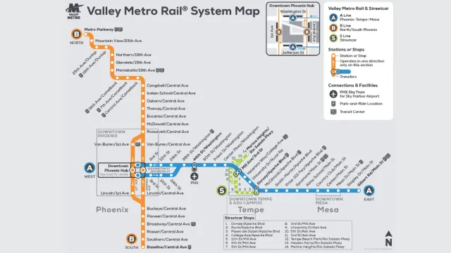 Map Shows $1 Billion Phoenix Light Rail Expansion - Newsweek