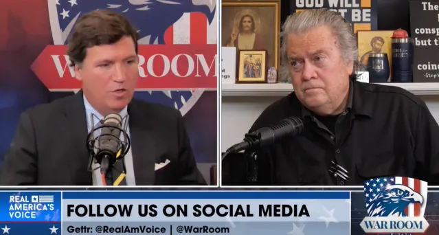 Tucker Carlson and Steve Bannon Lead MAGA Resistance to Iran War - Newsweek