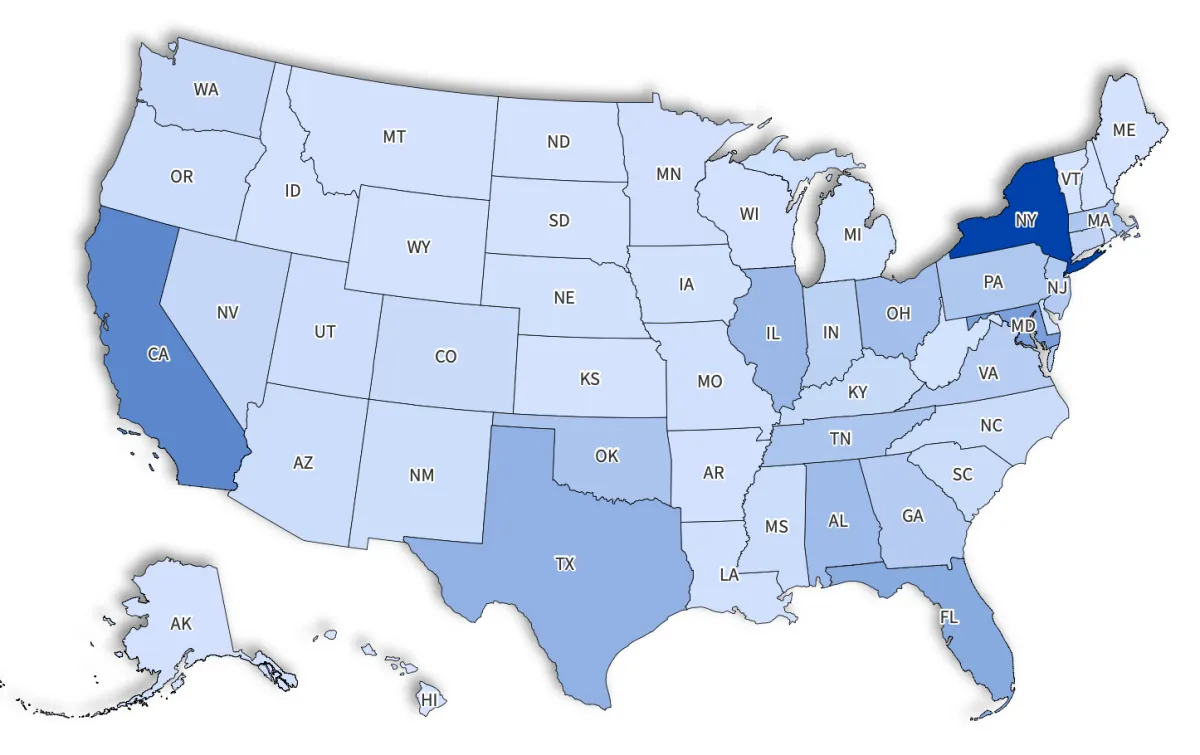 Map Shows Worst States for SNAP Fraud - Newsweek