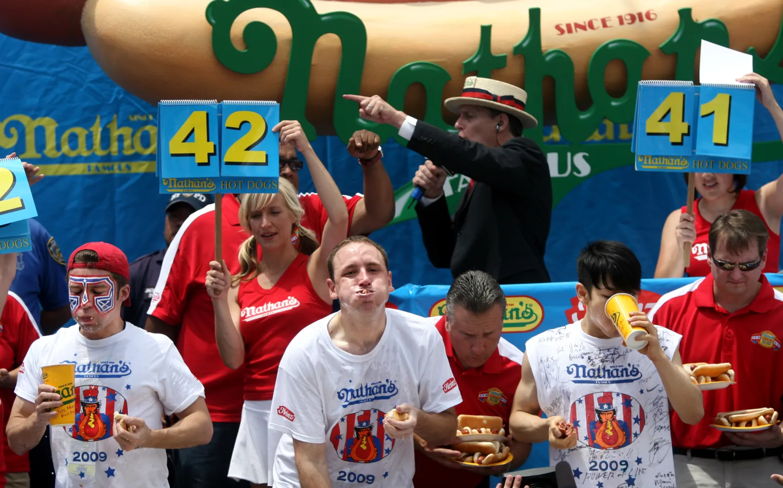 Where to Watch Joey Chestnut's Return: Live Stream Fourth of July Hot ...