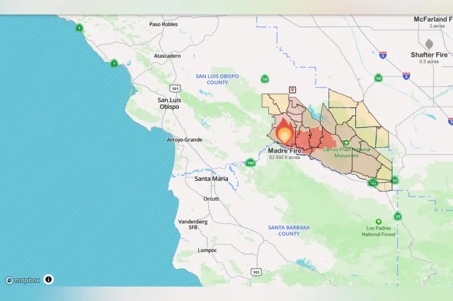 Madre Fire Update: Blaze Explodes To Become California’s Largest This ...