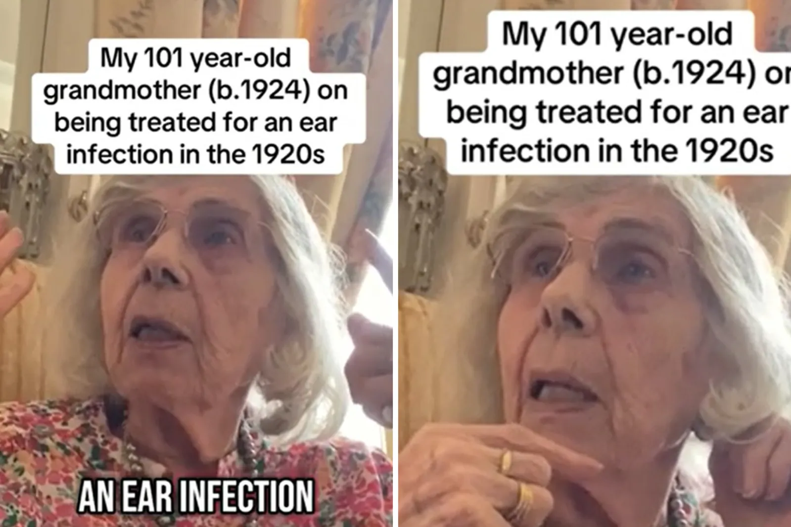 Shock as 101-Year-Old Recalls Childhood Ear Infection Treatment ...