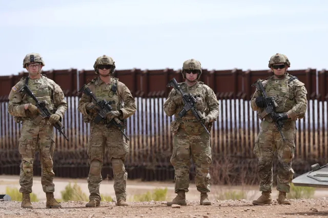 Border Marines Now ‘Operational’ in Arizona After Trump Order - Newsweek