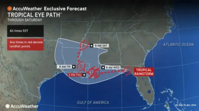 Tropical Storm Path Shows State Most At Risk For Direct Impact - Newsweek