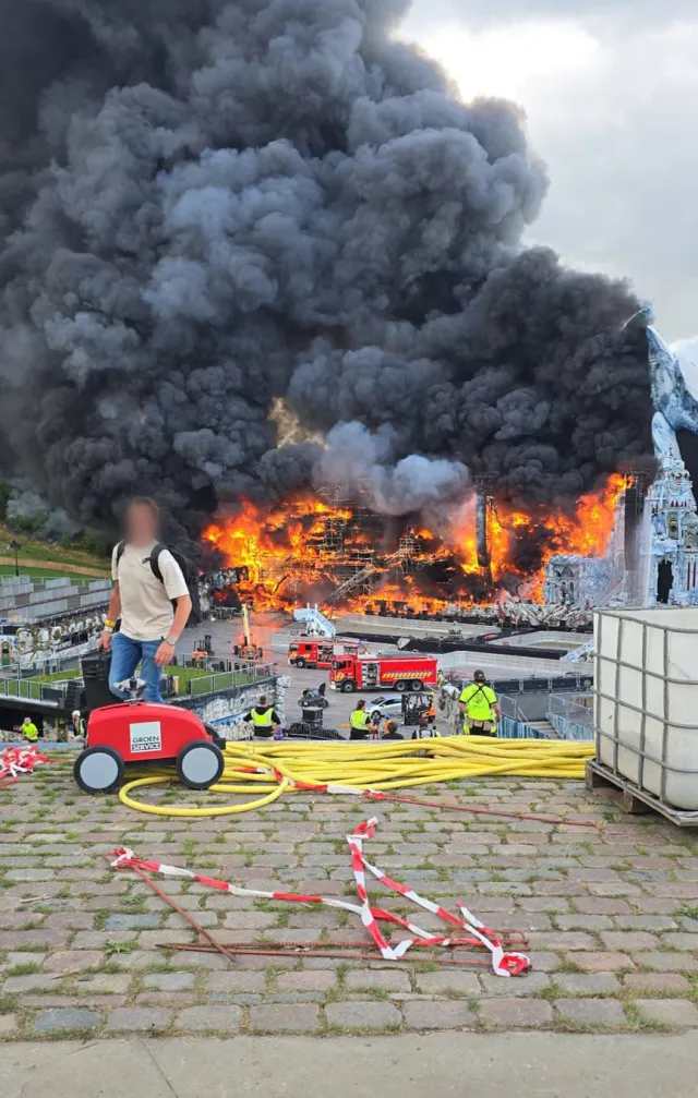 Tomorrowland Fire: Photos Show Main Stage in Flames Before Festival ...