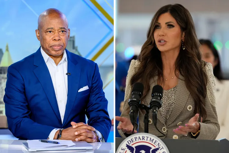 Trump Administration Breaks With Eric Adams Over NYC Border Officer ...