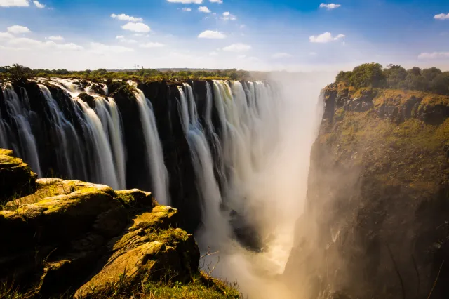 Woman Goes Swimming at Top of 320-Foot Waterfall—Stunned by What Awaits ...