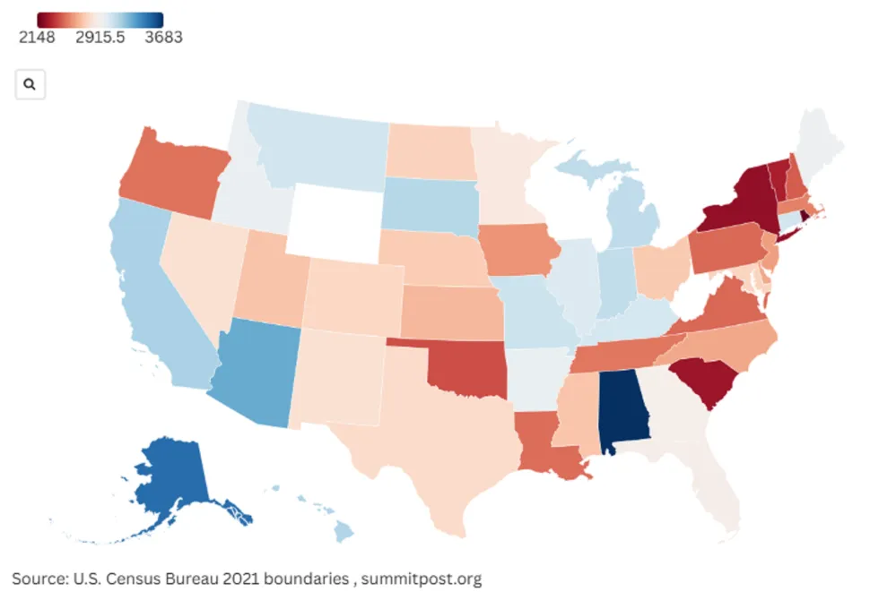 Map Shows States With Highest—and Lowest—Credit Card Debt - Newsweek