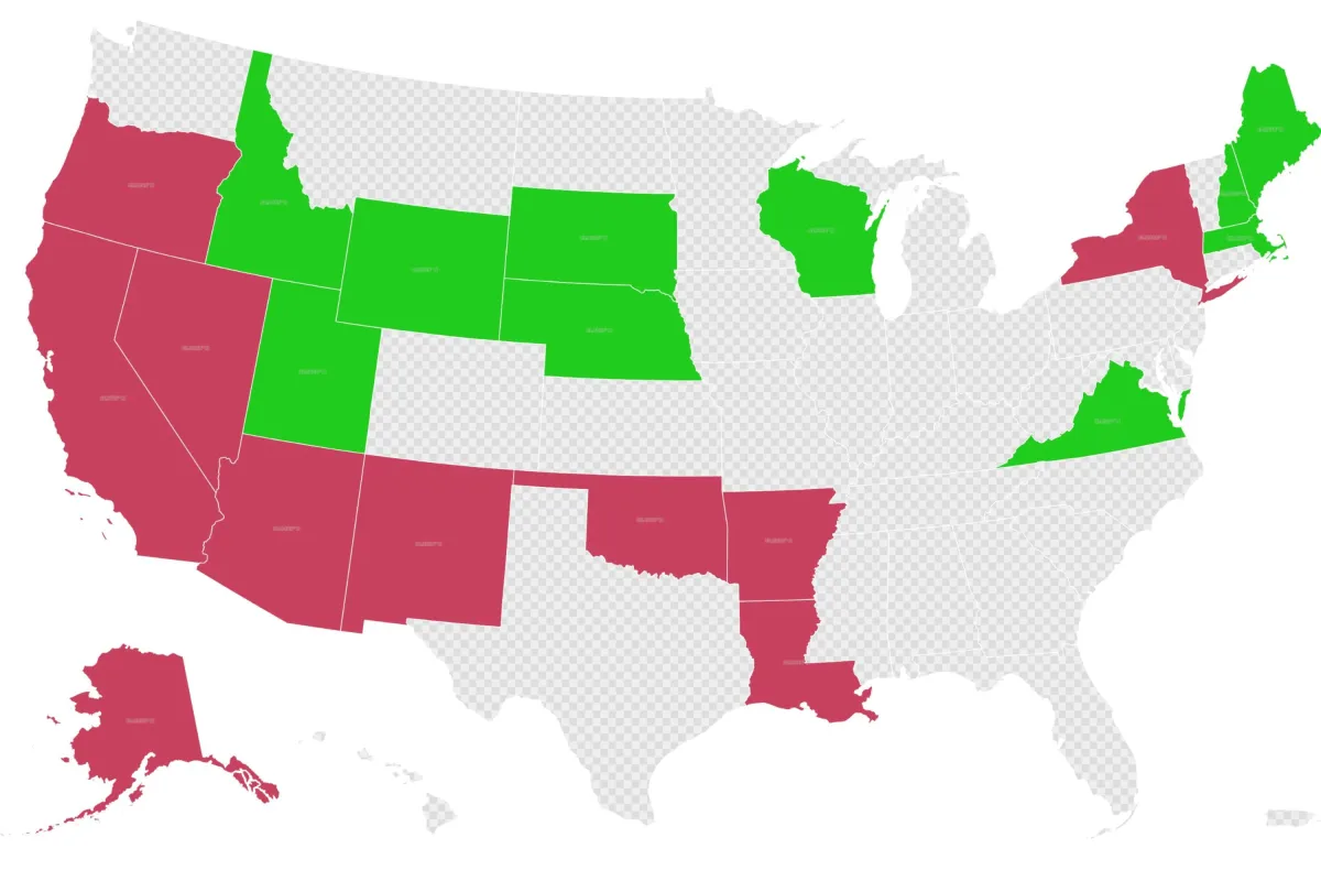 Map Shows Best and Worst States To Move to in 2025—Ranked - Newsweek