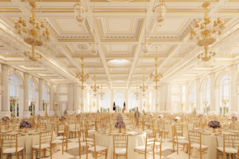 Map, Images Show How Trump’s Golden Ballroom Will Change White House ...