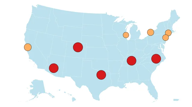 Map Shows Covid Boomtowns Suffering Worst Home Price Cuts - Newsweek