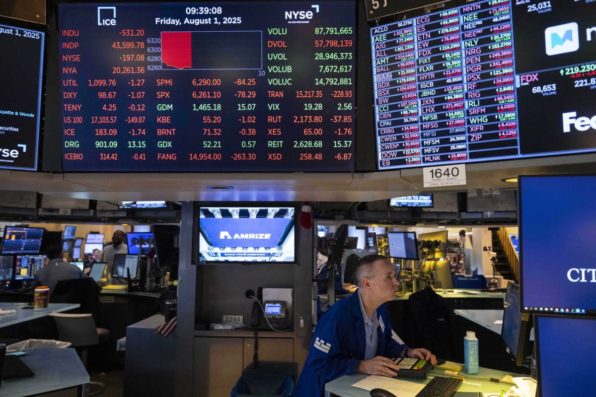 Stocks Plummet Amid Tariffs, Weak Jobs Report As Trump Fires Labor ...