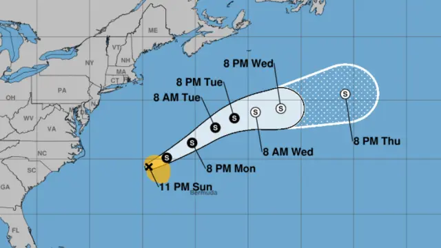 Tropical Storm Dexter Tracker Shows Path Across Atlantic - Newsweek