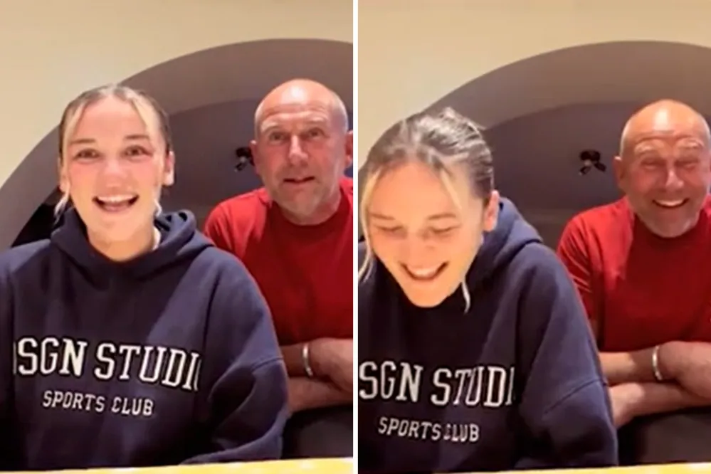 Hysterics at What Dad and Daughter Do During TV Show Audition - Newsweek