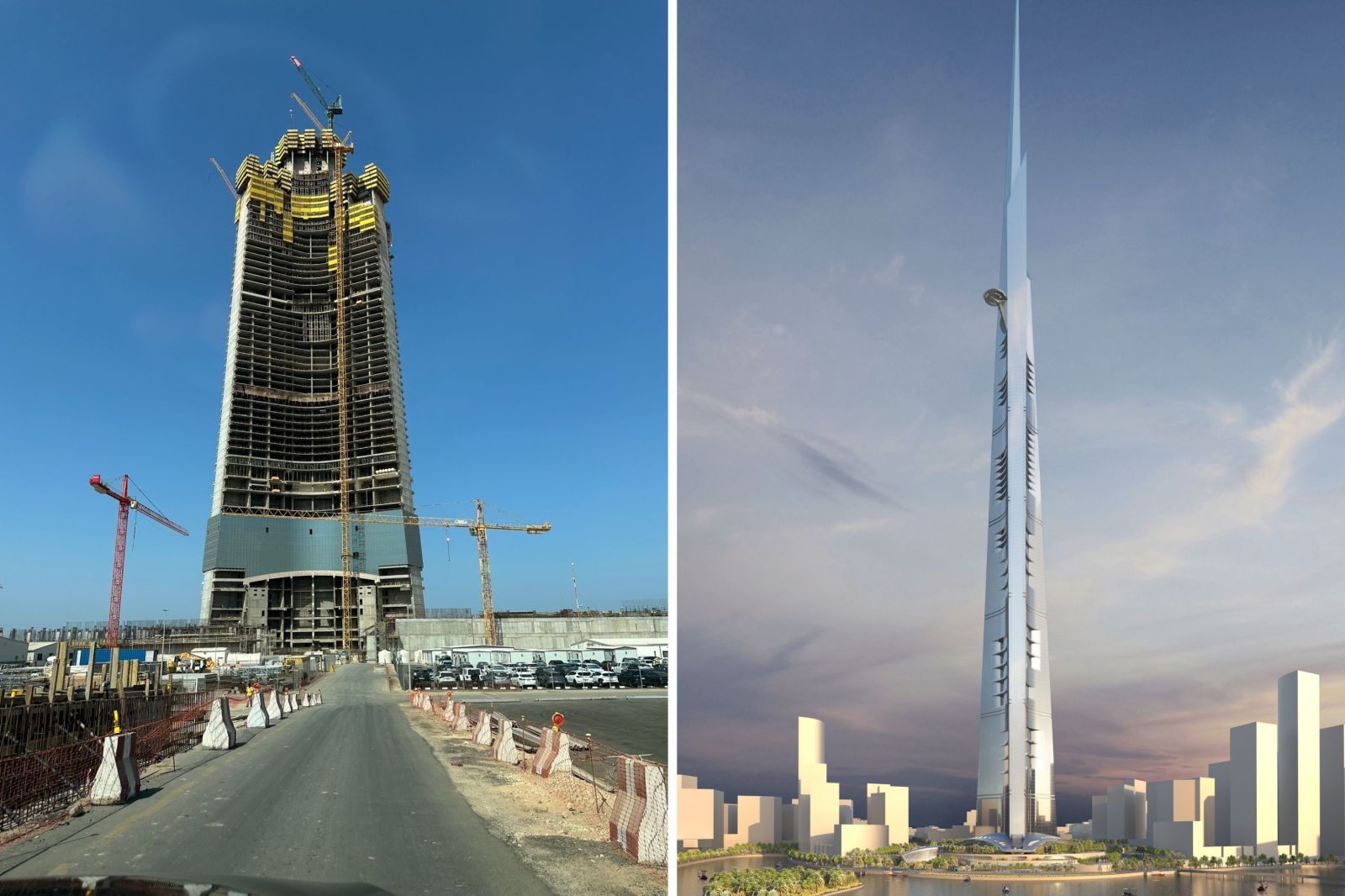 Jeddah Tower Location