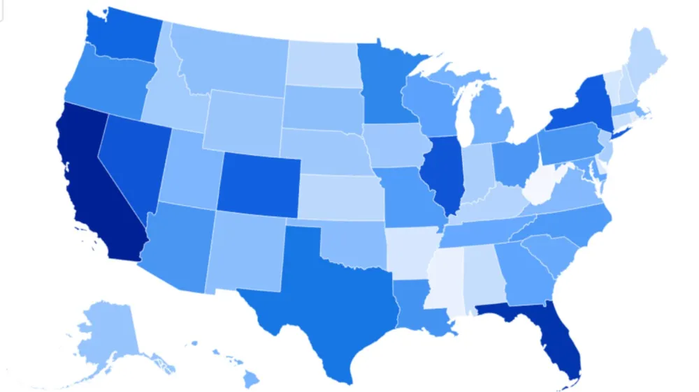 Map Shows Most—and Least—Fun States - Newsweek