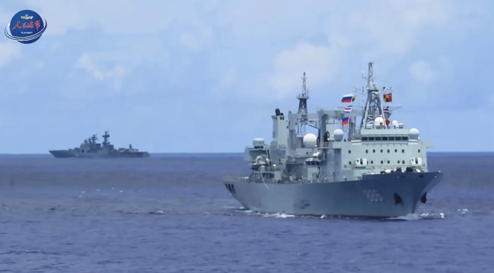 Footage Shows Russia and China Naval Maneuvers Challenging US in ...