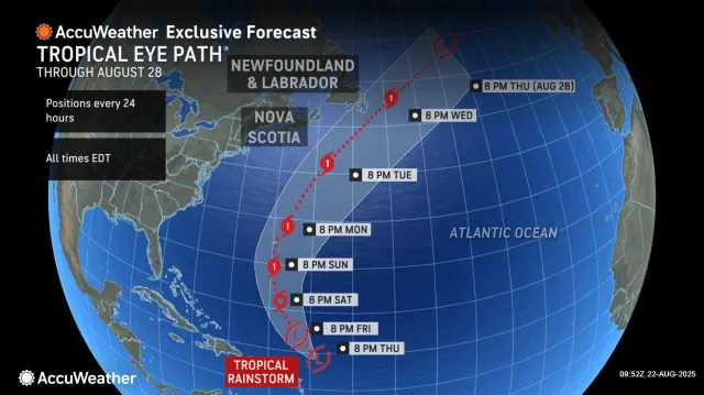 Map Shows When New Tropical Storm Could Become Hurricane - Newsweek