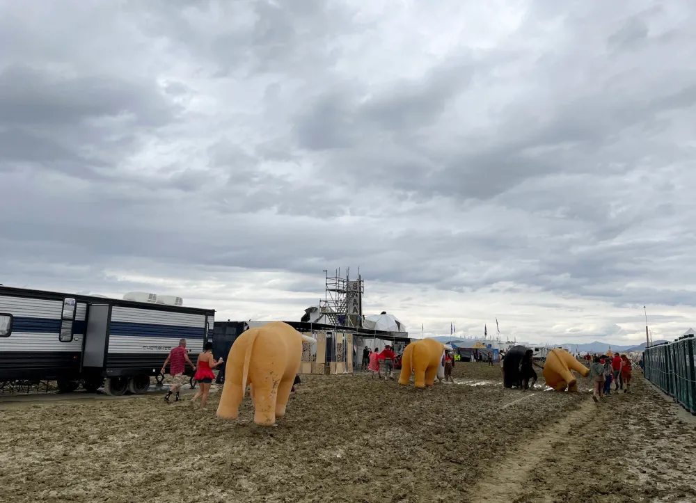 Burning Man Threatened by Dust Storm, Flood Warning - Newsweek