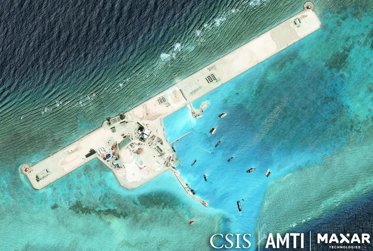 New Satellite Images Reveal More Artificial Islands in South China Sea ...