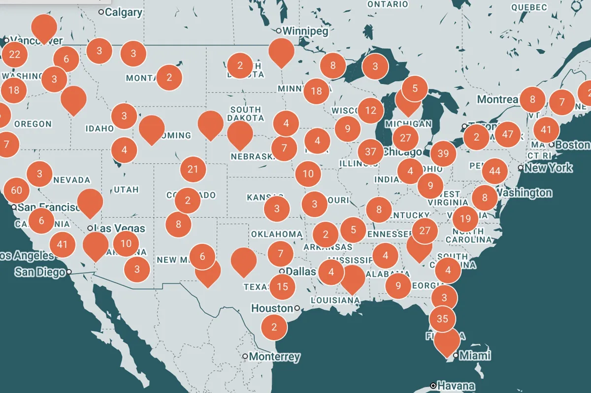 Map and List of Cities Hosting Nationwide Anti-Trump Protests on Labor ...