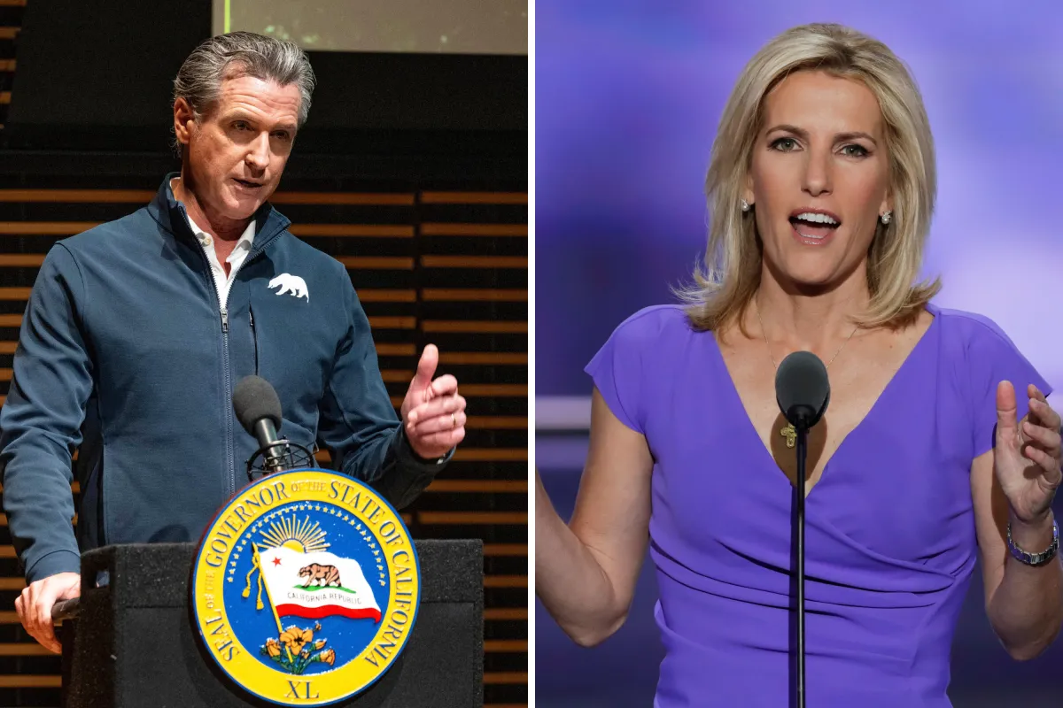 Gavin Newsom’s Team Unveils New Nickname for Laura Ingraham - Newsweek