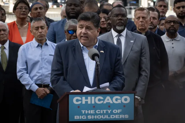 Trump Slams JB Pritzker Over Chicago Shootings: ‘We’re Coming!’ - Newsweek