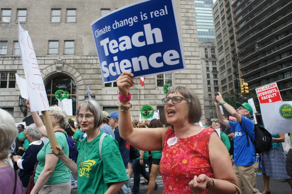 Photos: NYC Climate Change March Rallies Over 310,000 - Newsweek