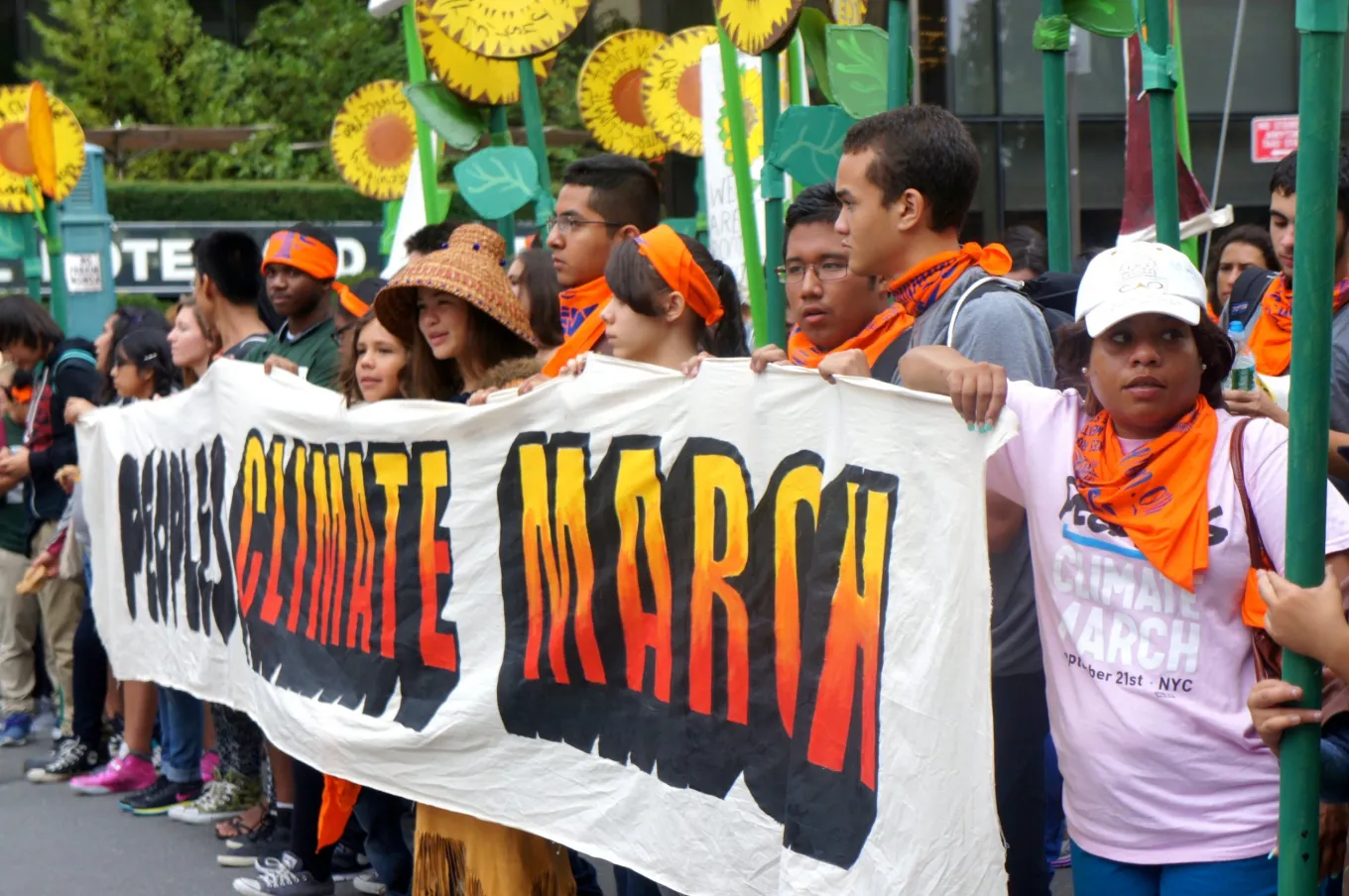 Photos: NYC Climate Change March Rallies Over 310,000 - Newsweek