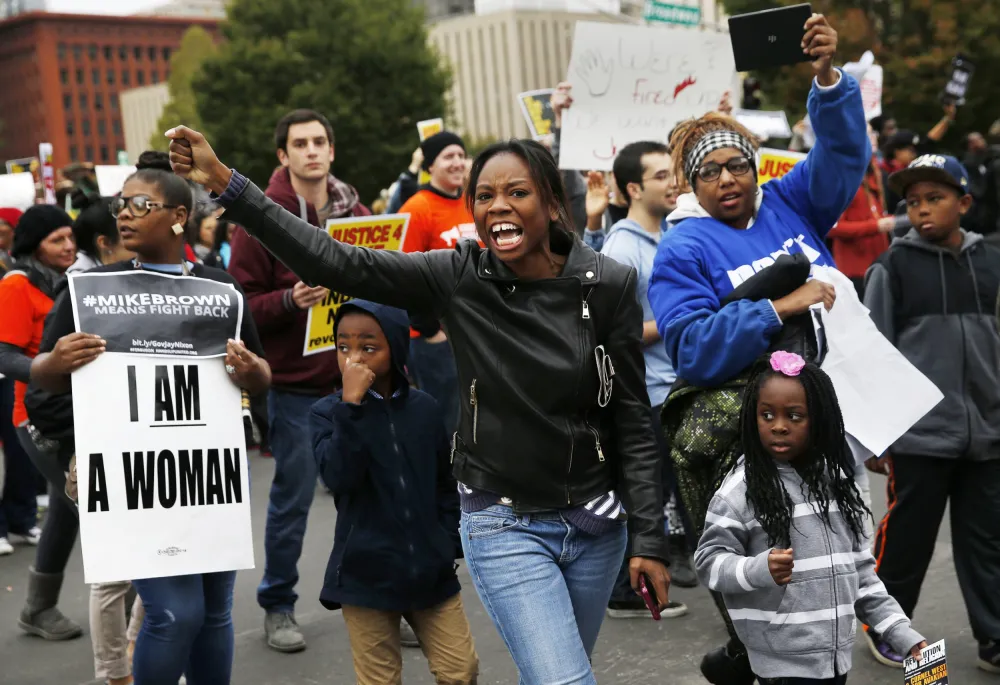 ‘Ferguson October’ Marches Through St. Louis - Newsweek
