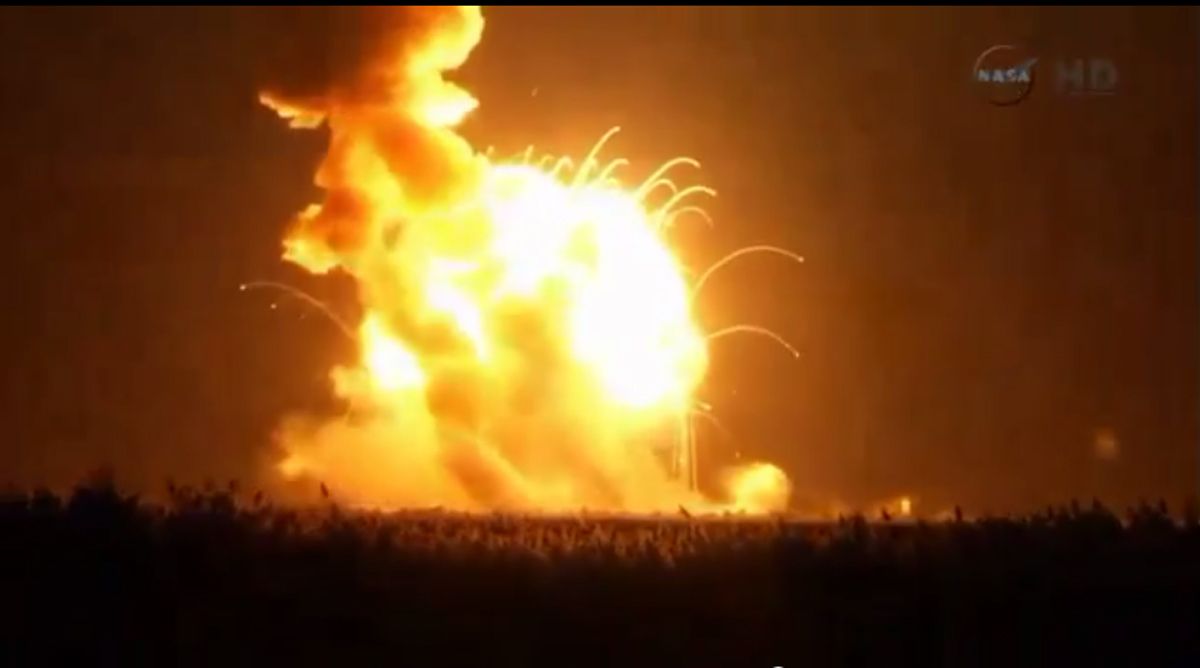Unmanned U.S. Supply Rocket Explodes Seconds After Liftoff - Newsweek