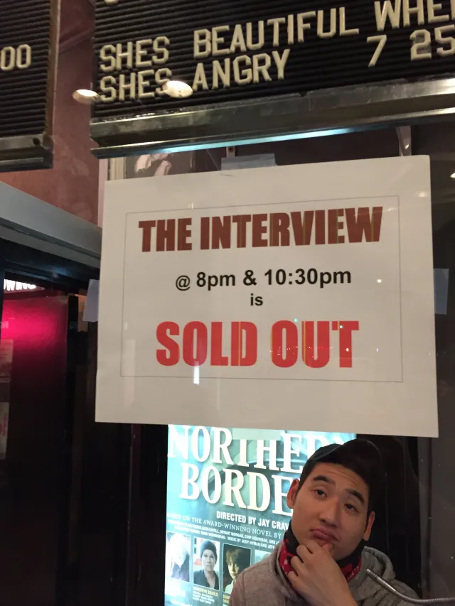 This Is What Seeing ‘The Interview’ in a Theater Is Like - Newsweek
