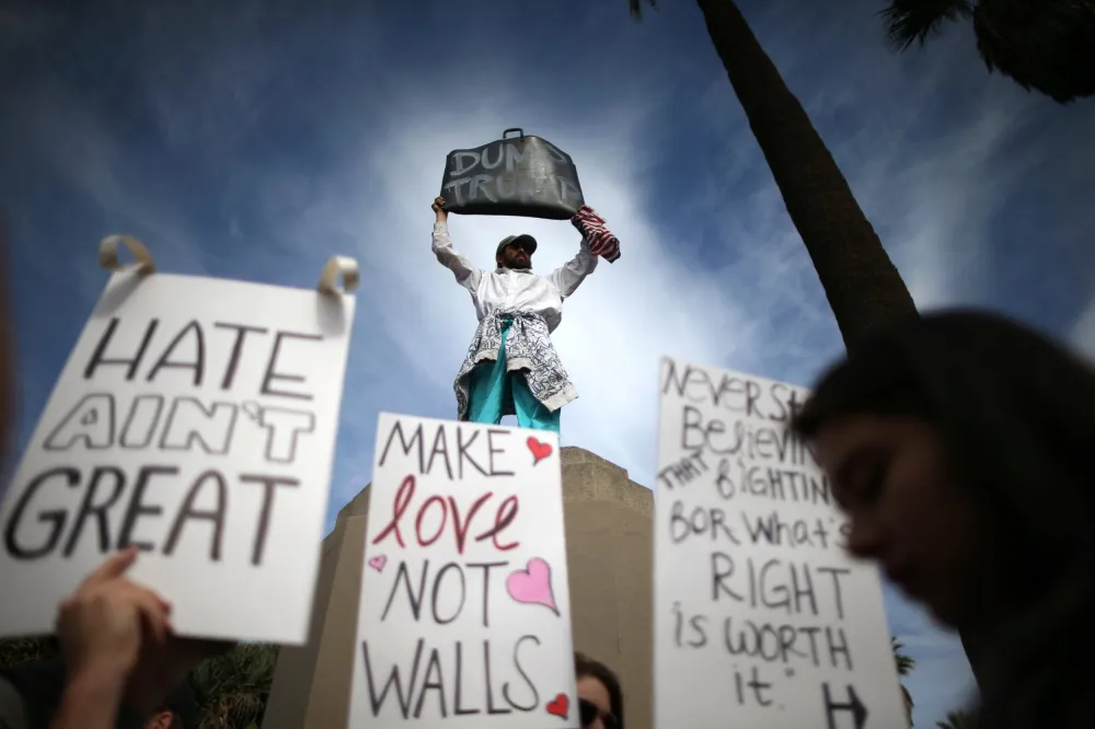 Donald Trump Protesters March on for Fifth Day of Demonstrations - Newsweek