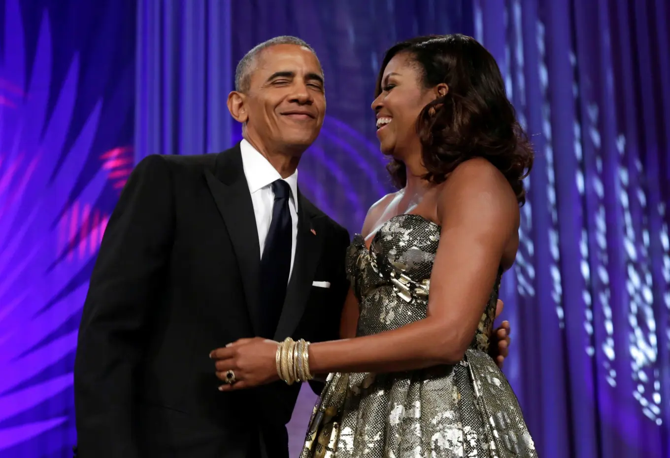 Barack and Michelle Obama on Best-Dressed List, Donald and Melania ...