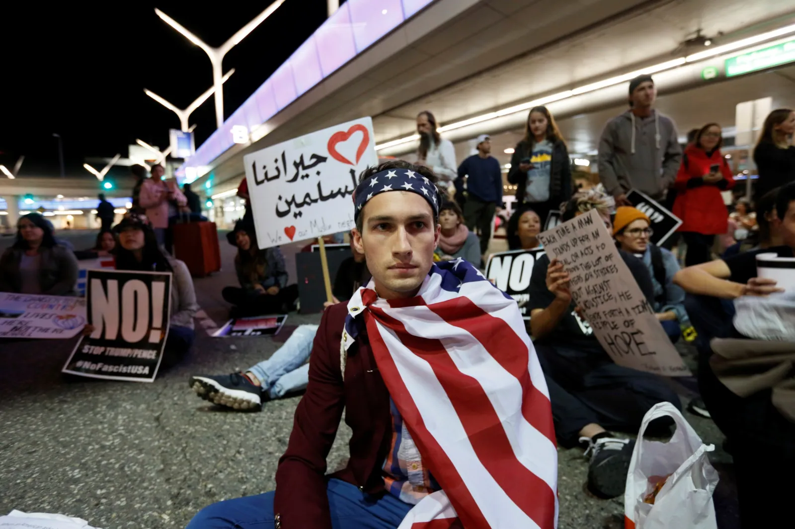 Inside the Bureaucratic Nightmare at LAX After Trump’s Immigration Ban ...