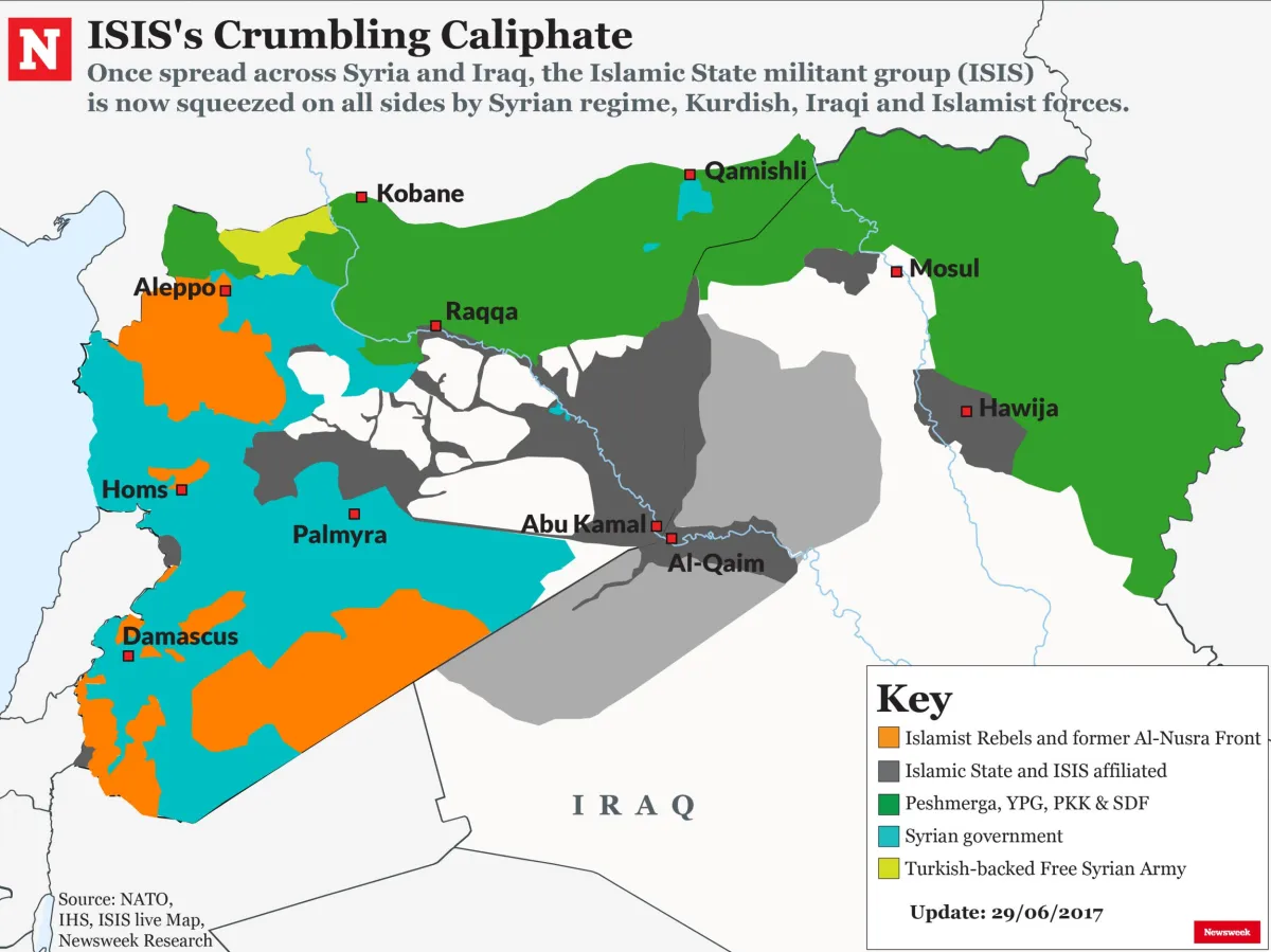 End of ISIS Approaching as Caliphate Loses Money and Land - Newsweek