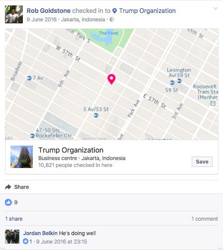Trump Jr. Acquaintance Rob Goldstone Used Facebook to Place Himself at ...