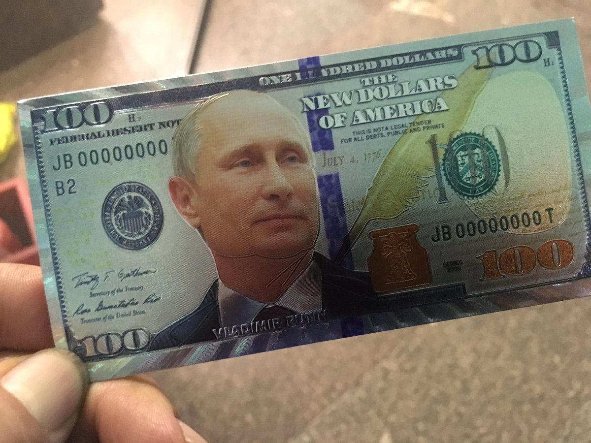 Vladimir Putin’s Face Is Now on American Money in Moscow - Newsweek
