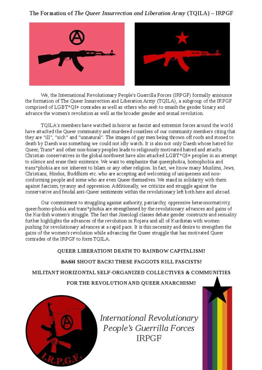 First LGBT Unit ‘Created to Fight ISIS’ in Syria. Its Name? The Queer ...