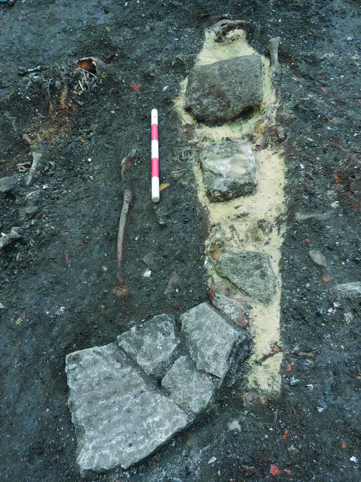 Medieval London: Plague Grave Weighed Down with Stones and Sand Shows ...