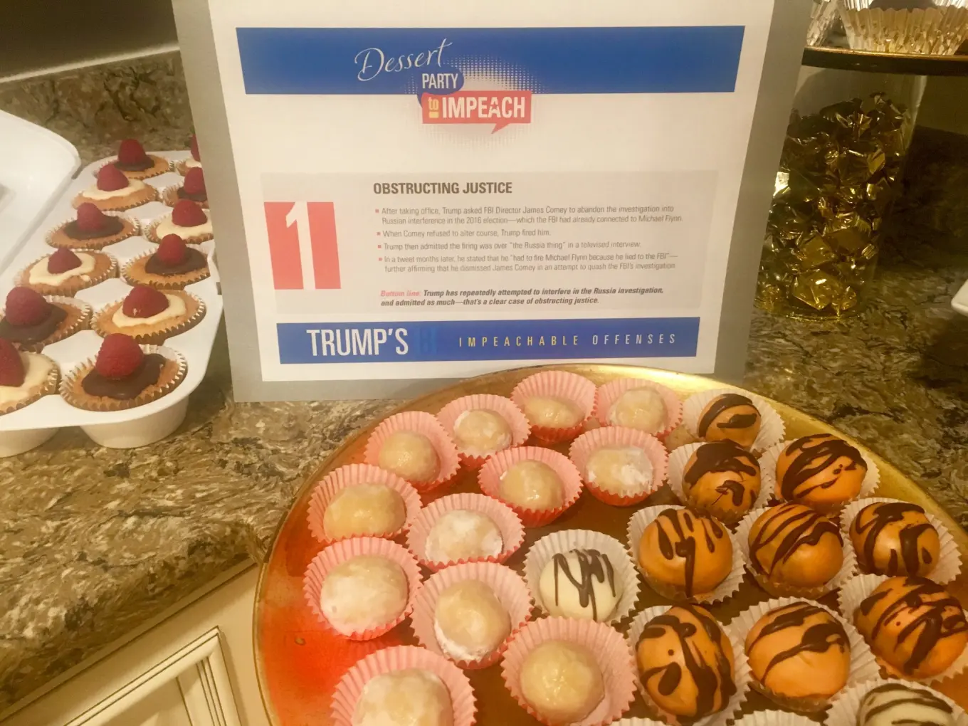 Trump Impeachment Parties, Featuring ‘Comey Cake Balls,’ ... - Newsweek
