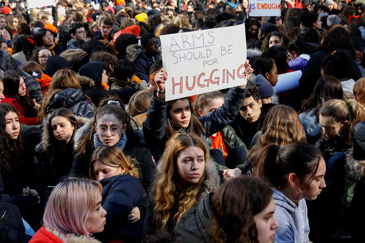 In Pictures: Students Join National School Walkout to Protest Gun ...
