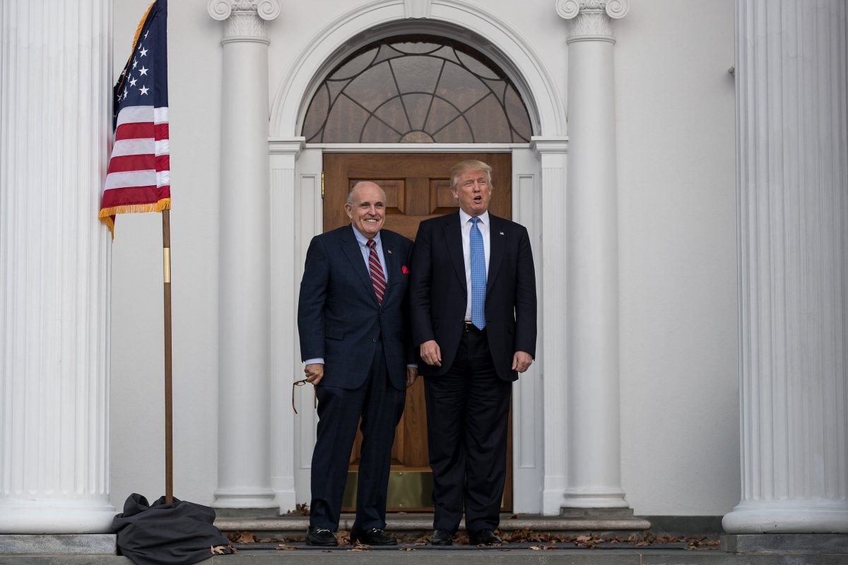 Rudy Giuliani Finally Gets Trump Job After Defending President for 2 ...