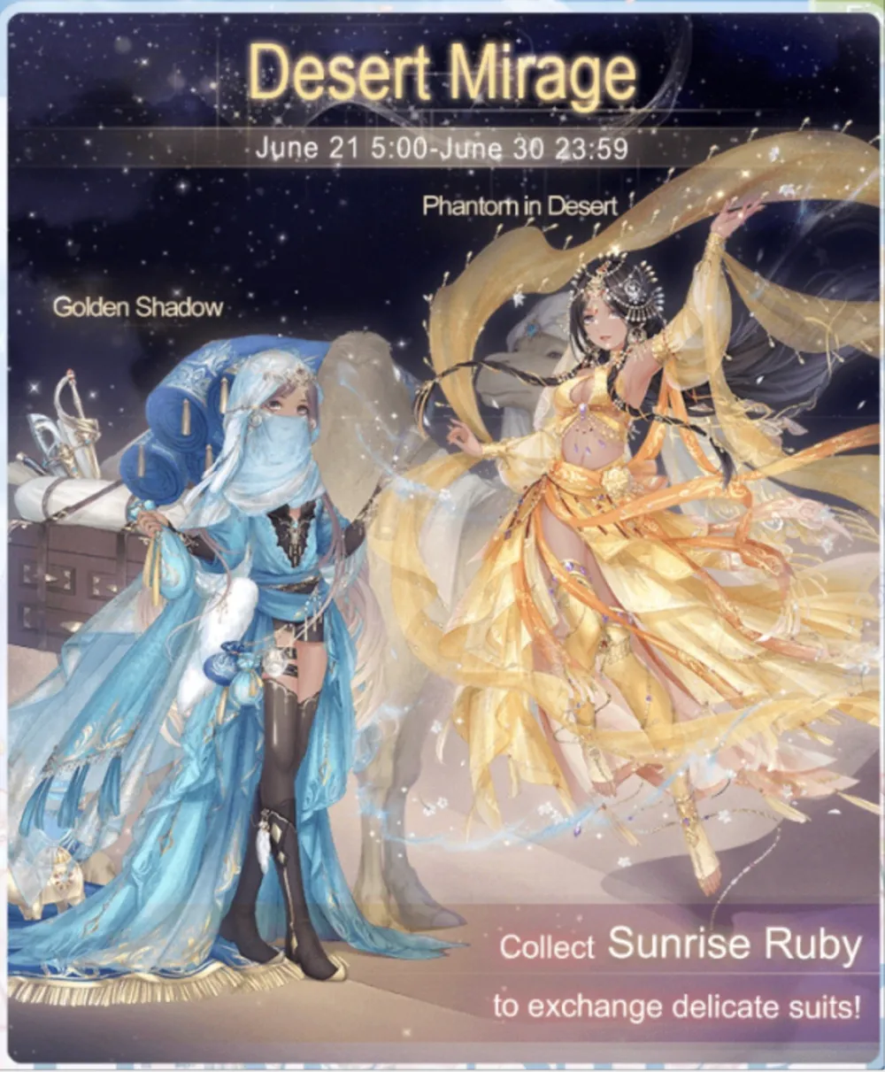 ‘Love Nikki’ Desert Mirage Event Guide: Tips for Every Stage & Quiz ...