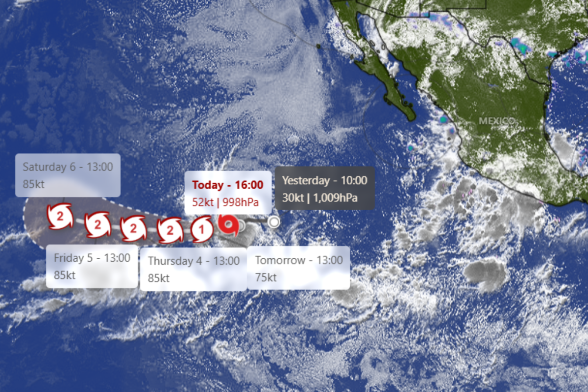 Tropical Storm Kiko: Tracker Map, Hurricane Update, Forecast - Newsweek