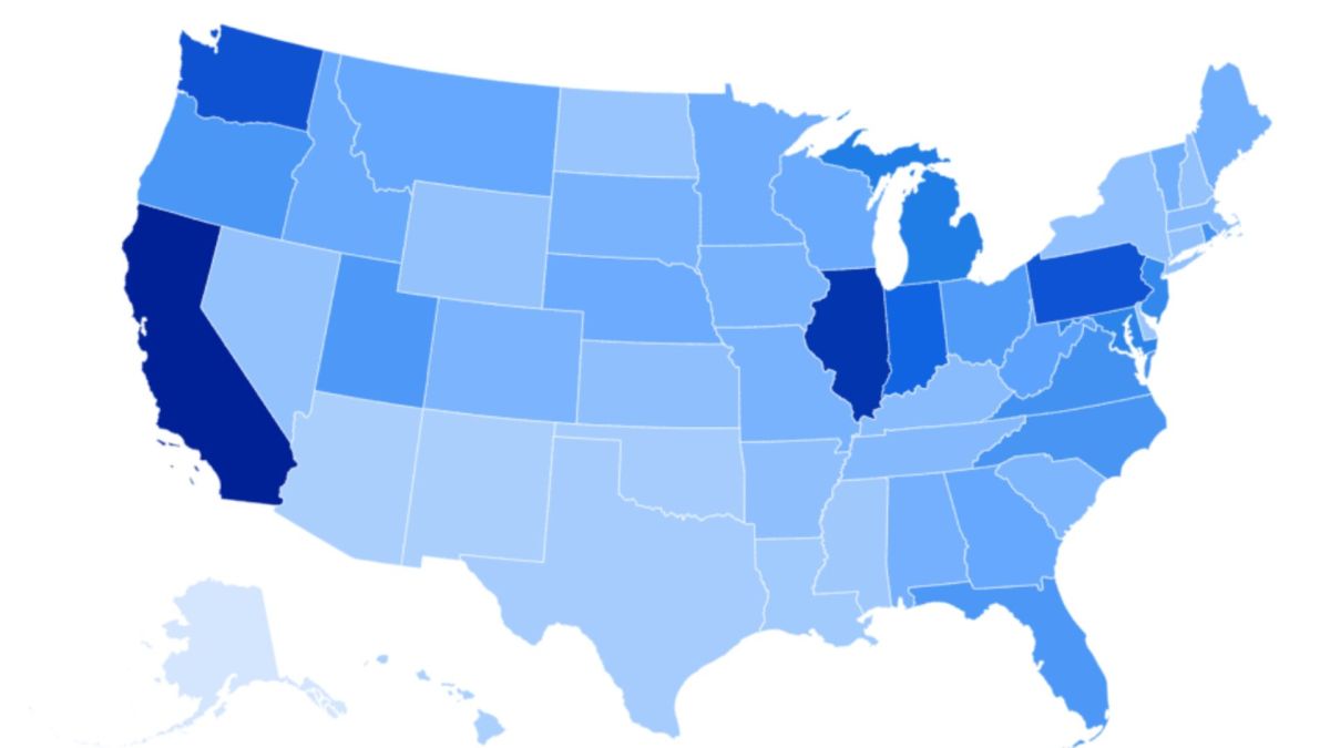 Map Shows Which States Pay Highest Gas Taxes - Newsweek